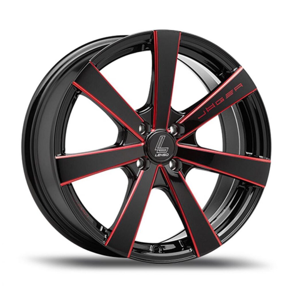 ล้อแม็ก Lenso JAGER-GAMMA ขอบ 17x7.5 นิ้ว PCD 4X100 ET 38 สี RBKWA เลน ...