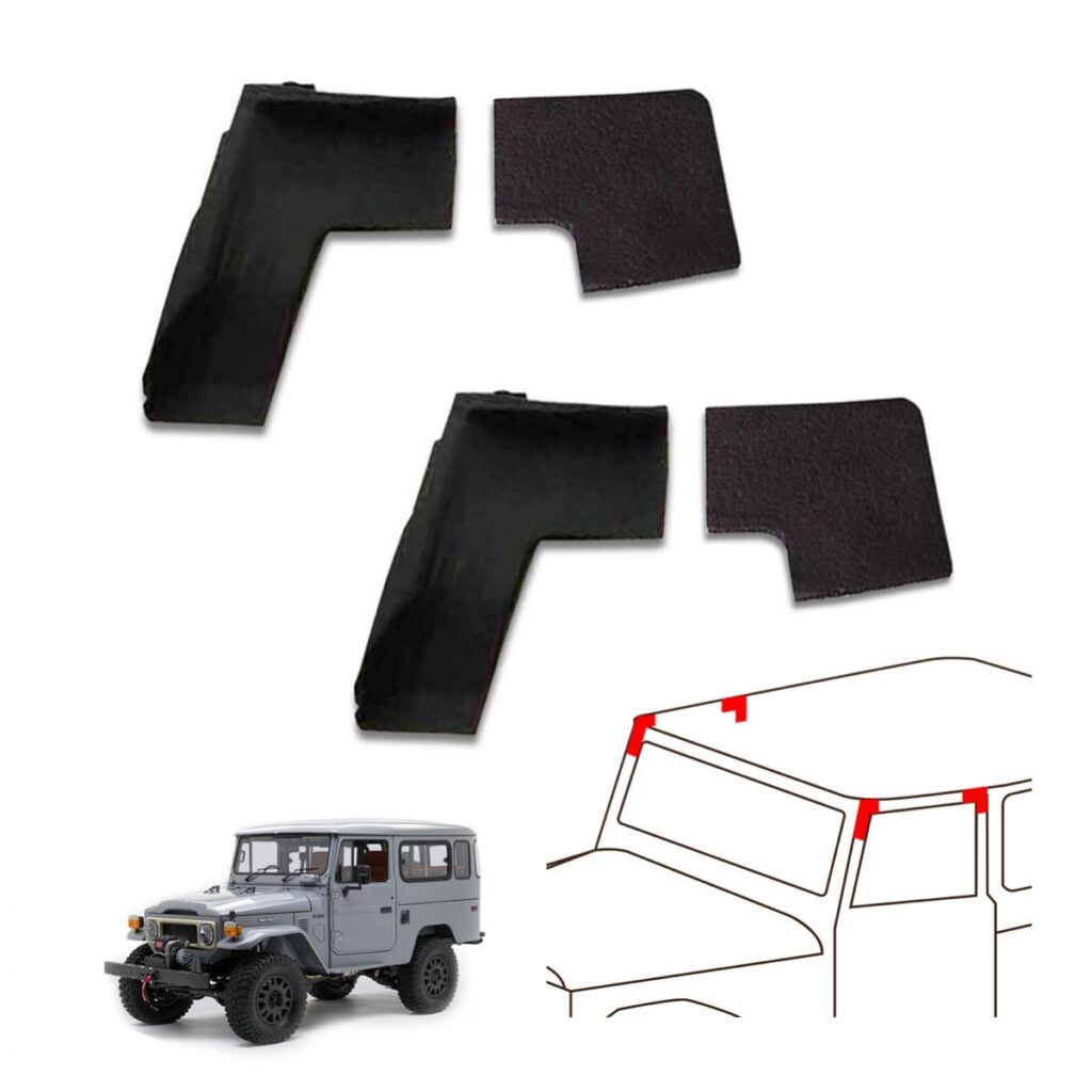 ยางมุมประตู ประตูหน้า ซ้ายและขวา Toyota Land Cruiser FJ40 FJ45 FJ47 ปี ...