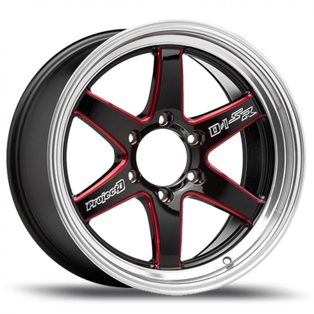 ล้อแม็ก Lenso ProjectD D-1SR (T) ขอบ 18x9.5 นิ้ว PCD 6x139.7 ET 25 สี BKMRA เลนโซ่ รถกระบะ ...