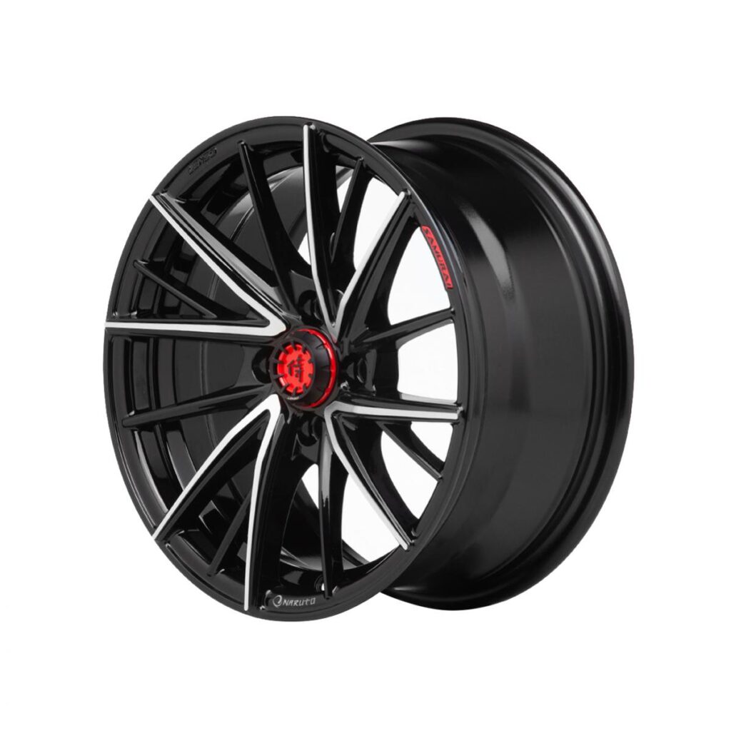 ล้อแม็ก Lenso SAMURAI NARUTO ขอบ 15x7" PCD 4x100 ออฟ 35 สี BKFW เลนโซ่ ...
