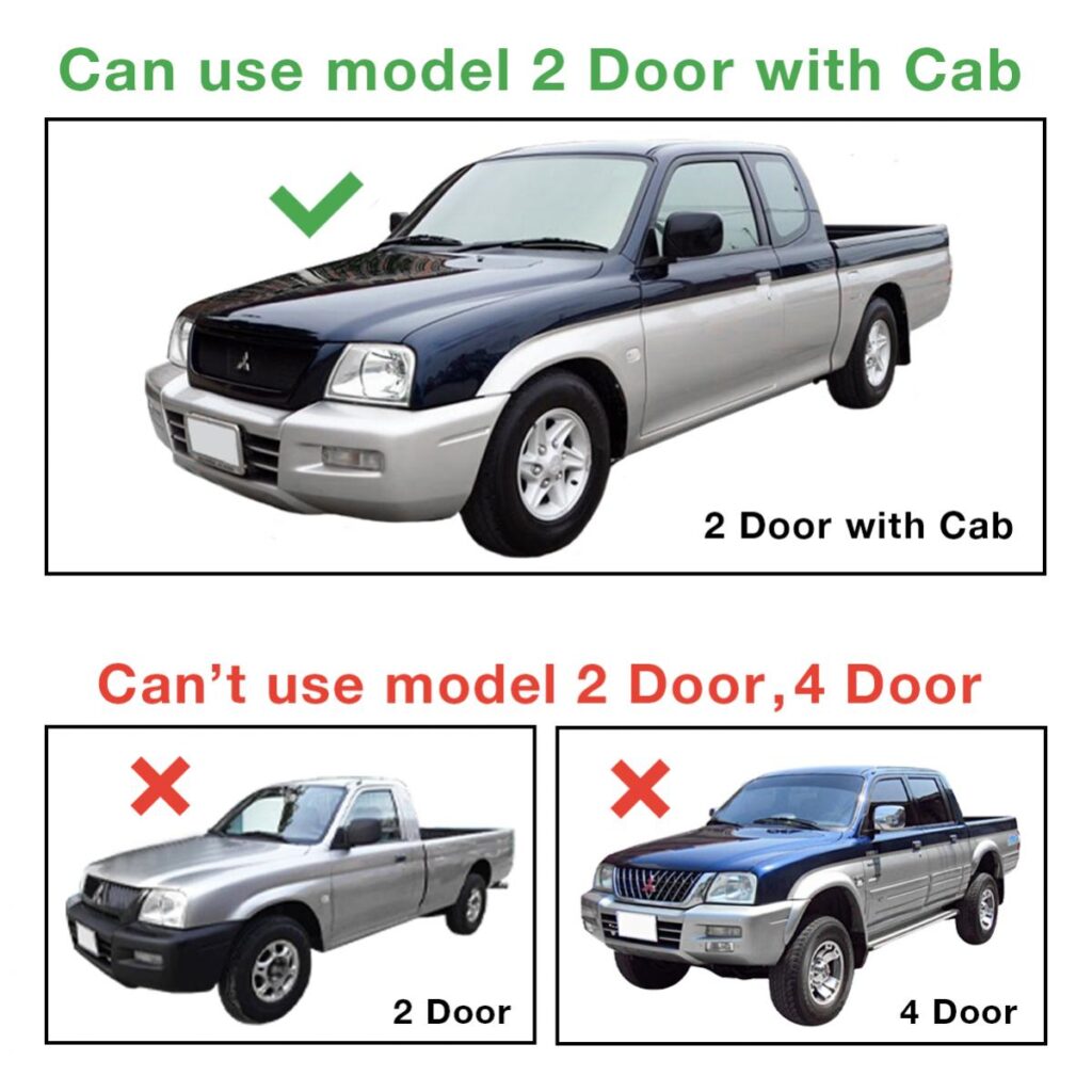 ยางประตูหน้า ซ้าย Mitsubishi Strada รุ่นมีแคป ปี 1996-05 มิตซูบิชิ สต ...